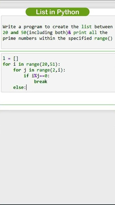 List in Python | Python Data structure | Python Tutorial | Exersices #shorts #python #ytshorts ...