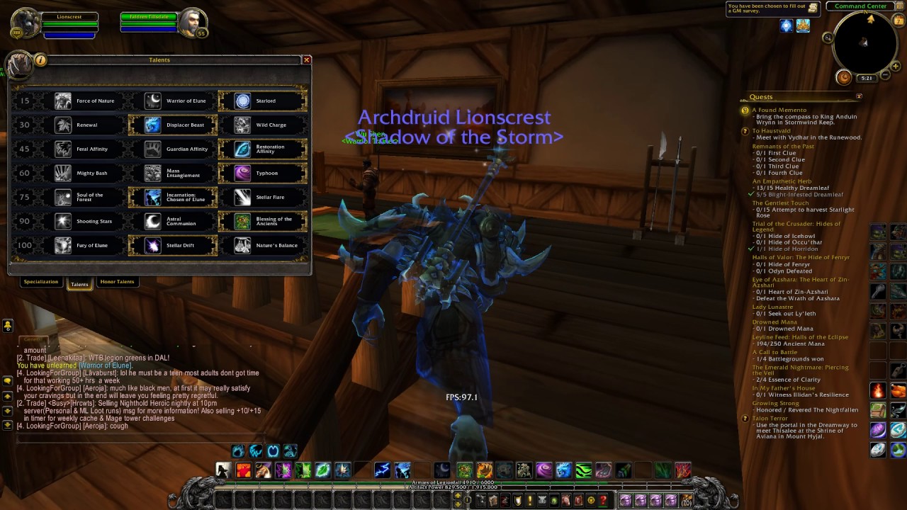 Boomkin Patch 7.2 AoE and Single target talents for PvE - YouTube