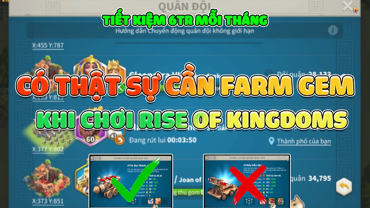 Có đáng để bỏ thời gian ra farm gem - tại sao Farm gem lại quan trọng ...