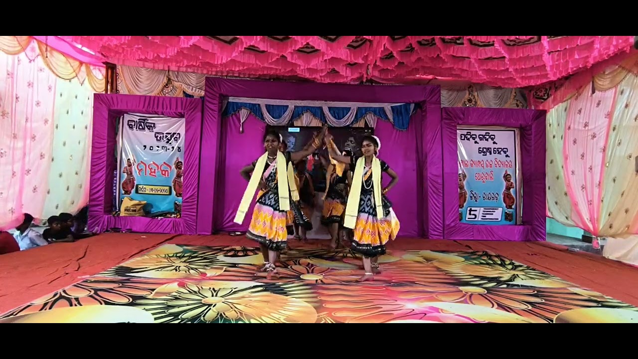 Phatai khaili bela sambalpuri song/Dance/imfal high school, Rayagada ...