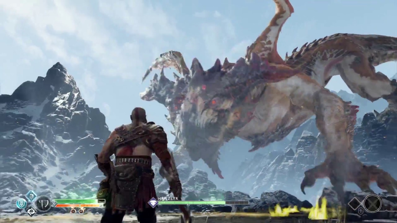 God of War Dragon fight - YouTube
