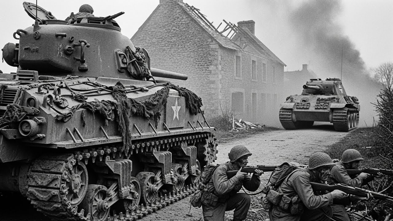 Le Panther d'élite attaccarono Patton, ma gli Sherman resistettero fino ...