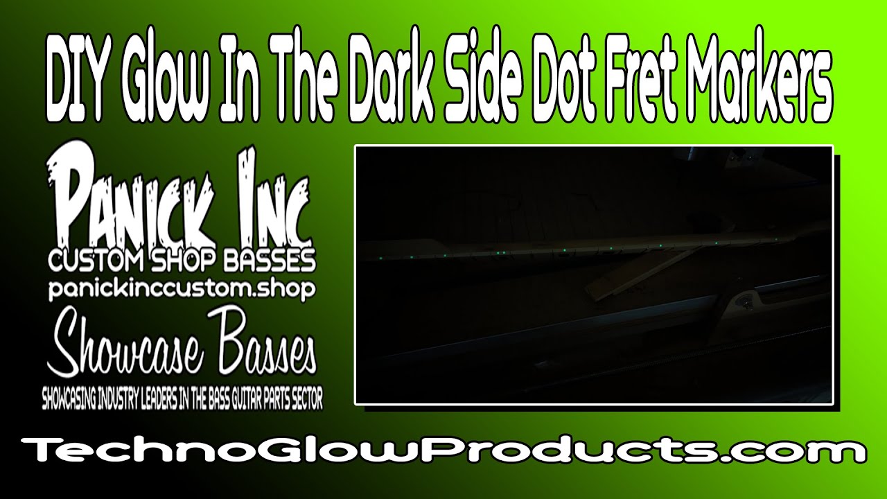 Techno Glow UV Pigment Glow in the Dark Side Position Fret Markers ...