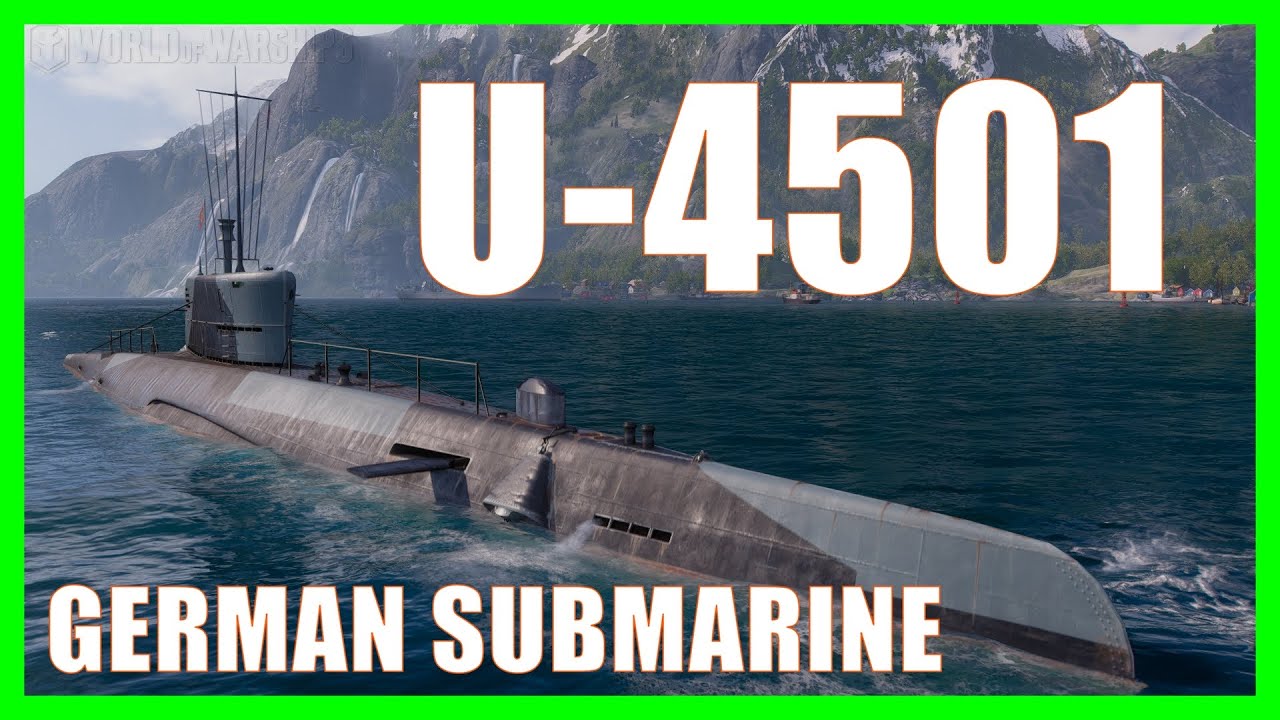 German Submarine U-4501 World of Warships Wows UnterseeBoot Preview ...