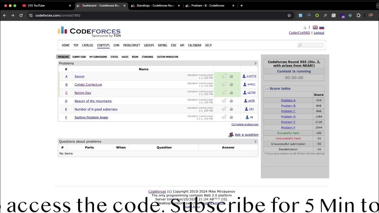 Codeforces Round 955 (Div. 2) | Solution Hint | Free - YouTube