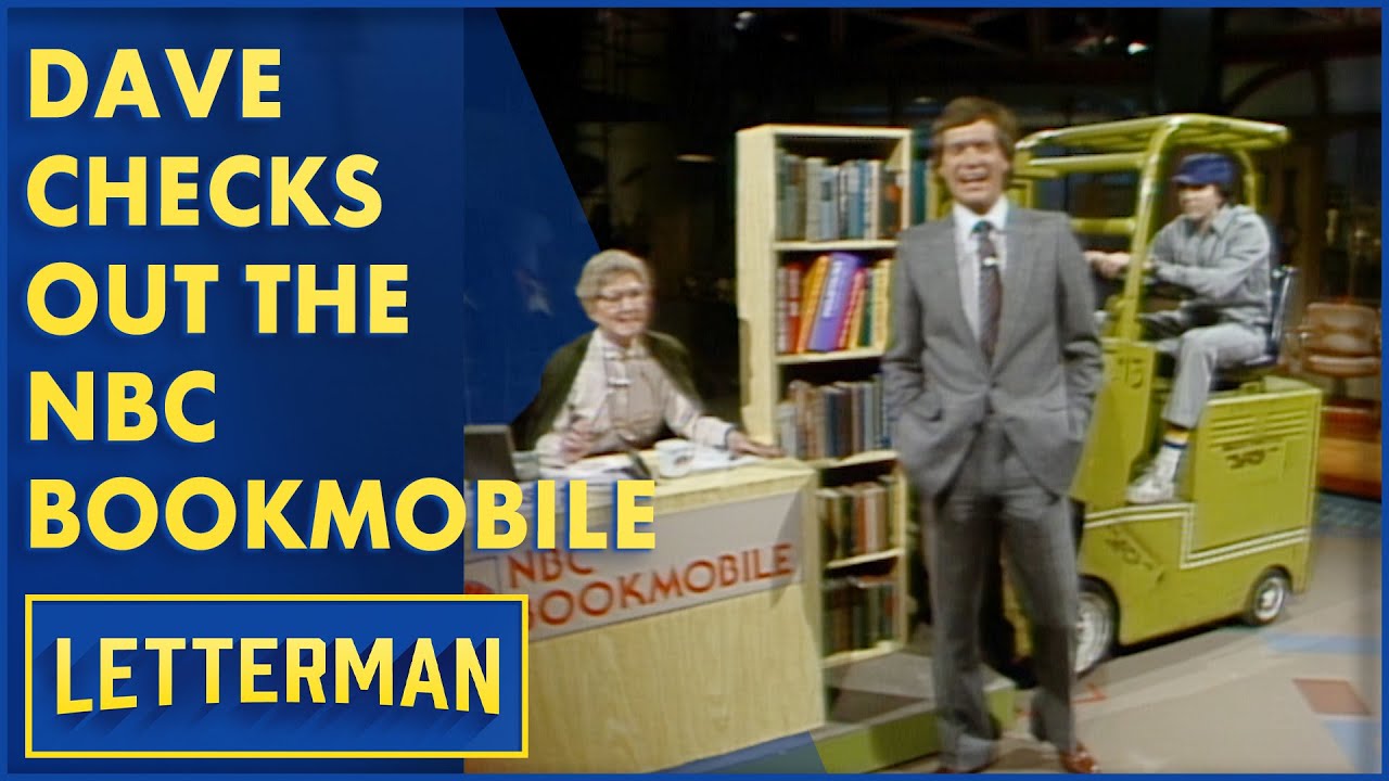 Dave Gets A Visit From The NBC Bookmobile | Letterman - YouTube