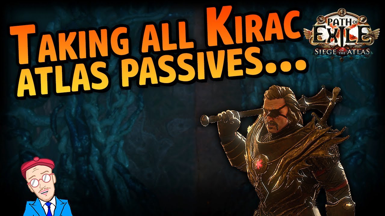 All Info on the Kirac Atlas Passive Nodes - PoE Guide 3.17 - YouTube