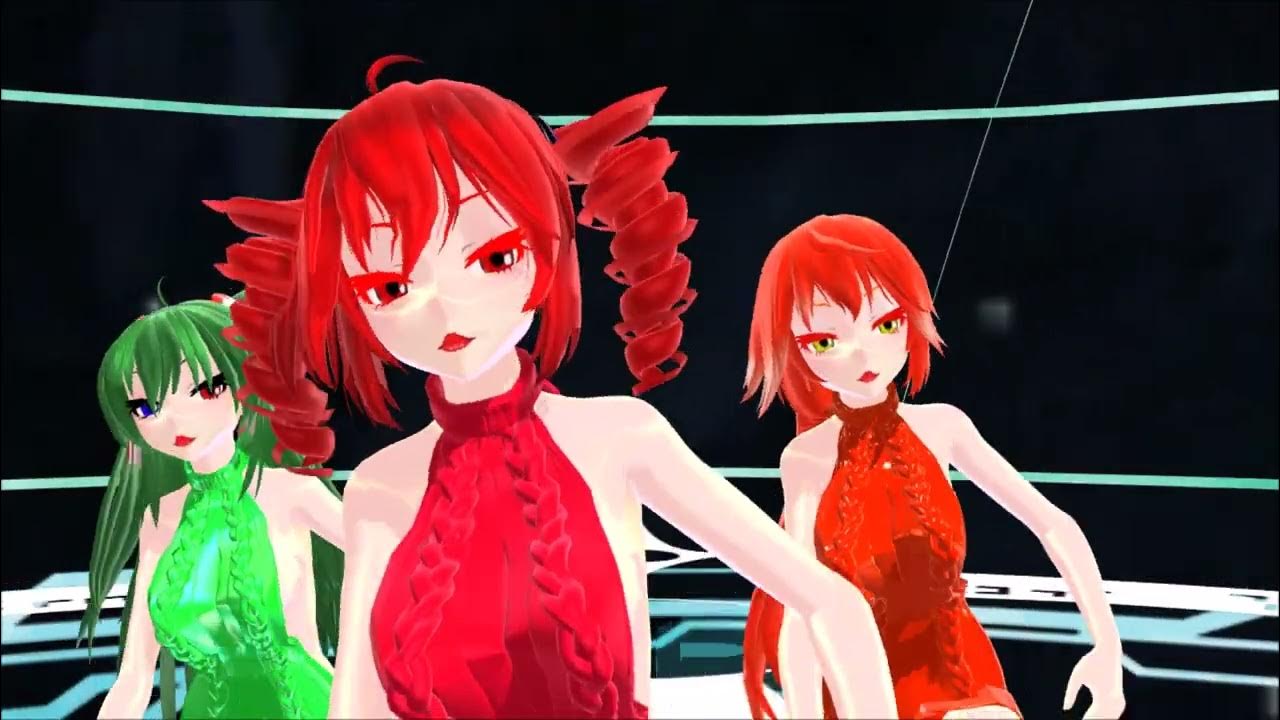 【MMD】リテラシー【重音テト 櫻花アリス 波音リツ】 - YouTube