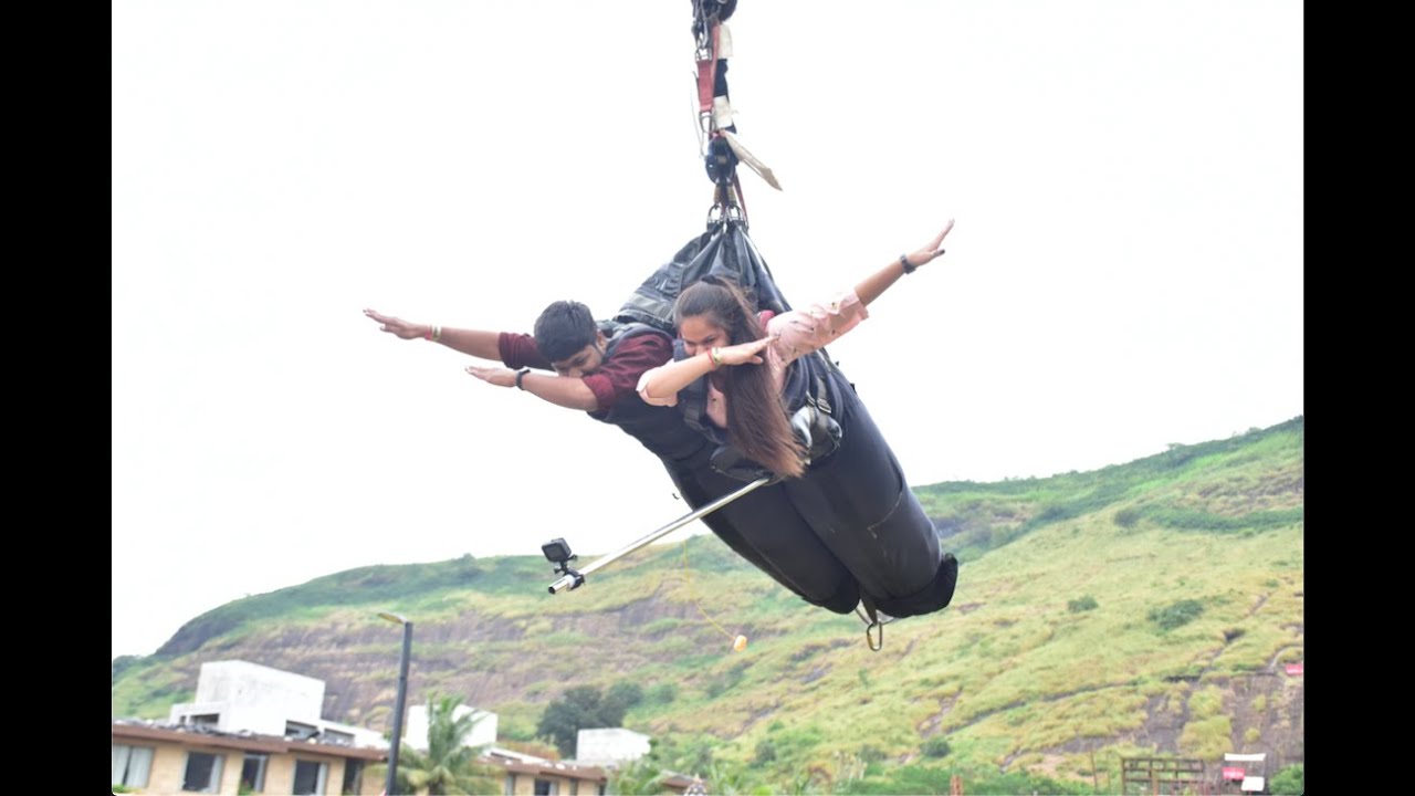 Della Adventure Park || SWOOP SWING (100 ft) || Adventure Vlog 01 - YouTube