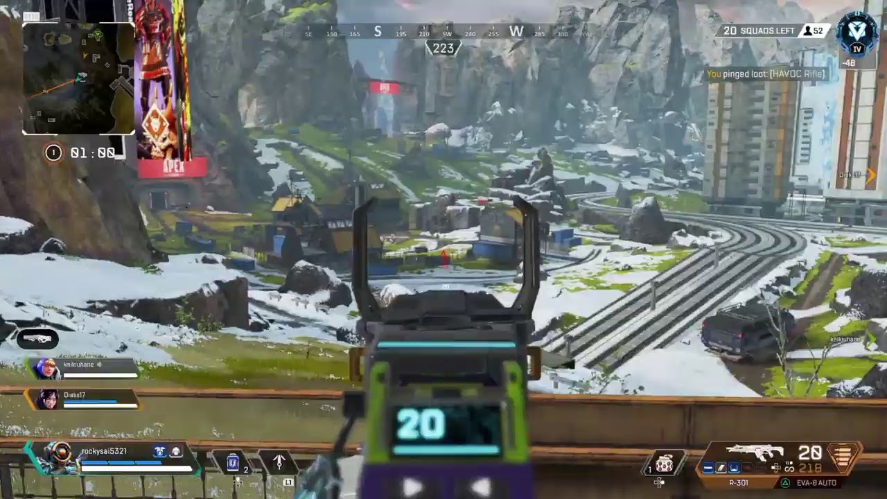 Apex legend Ranked Leagues [ DIAMOND 4 ] Live Gameplay from Ps4 - YouTube