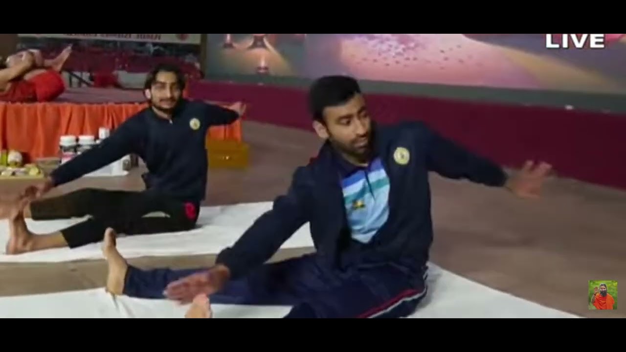 Morning Yoga with Baba Ramdev ji!! #yoga #bhajan #healthlover # ...