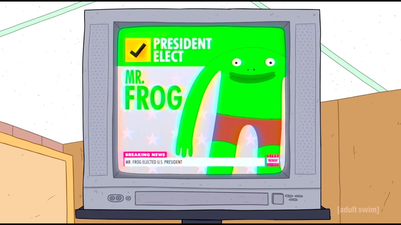 Smiling Friends: Mr Frog Is Elected President - YouTube