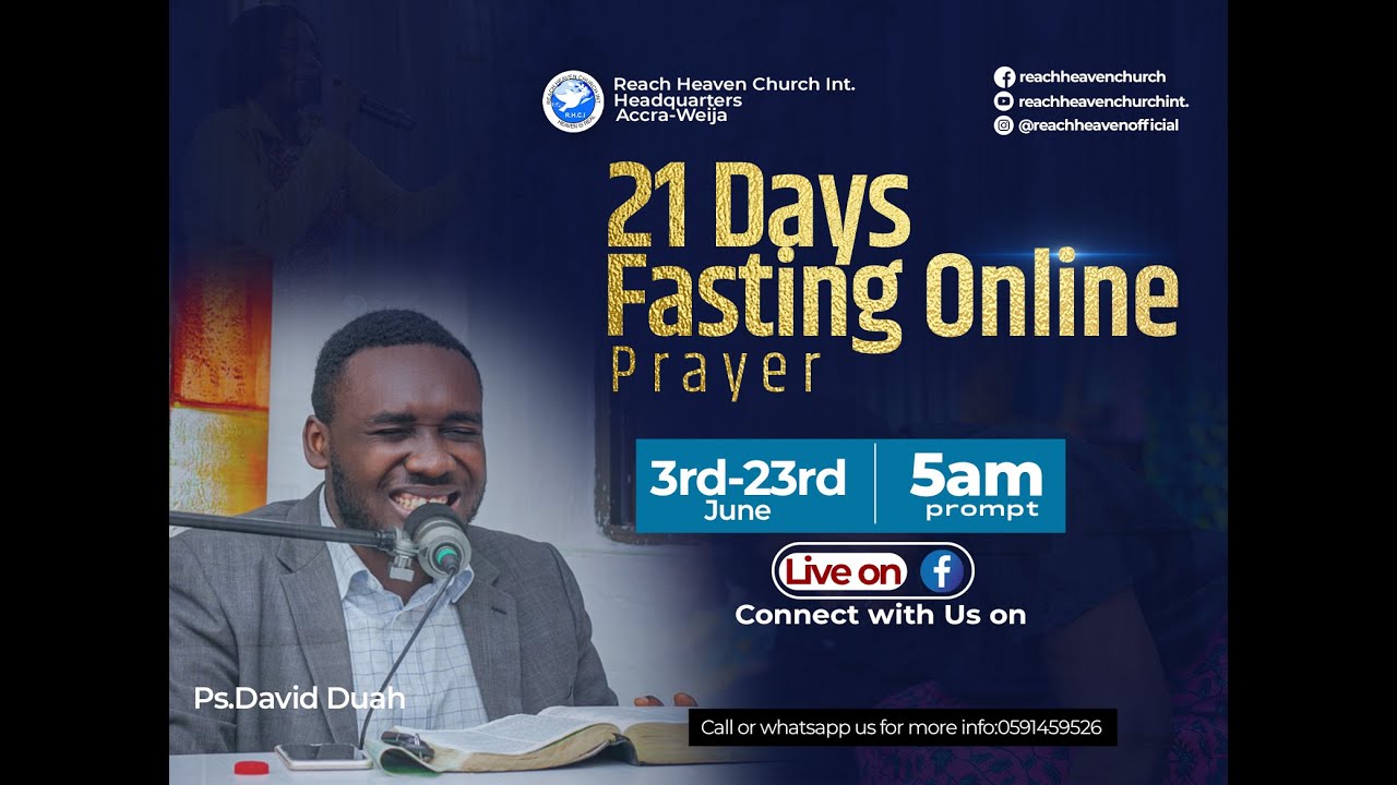 14||06||24 21 21 Days of Prayer and Fasting With Ps David Duah - YouTube