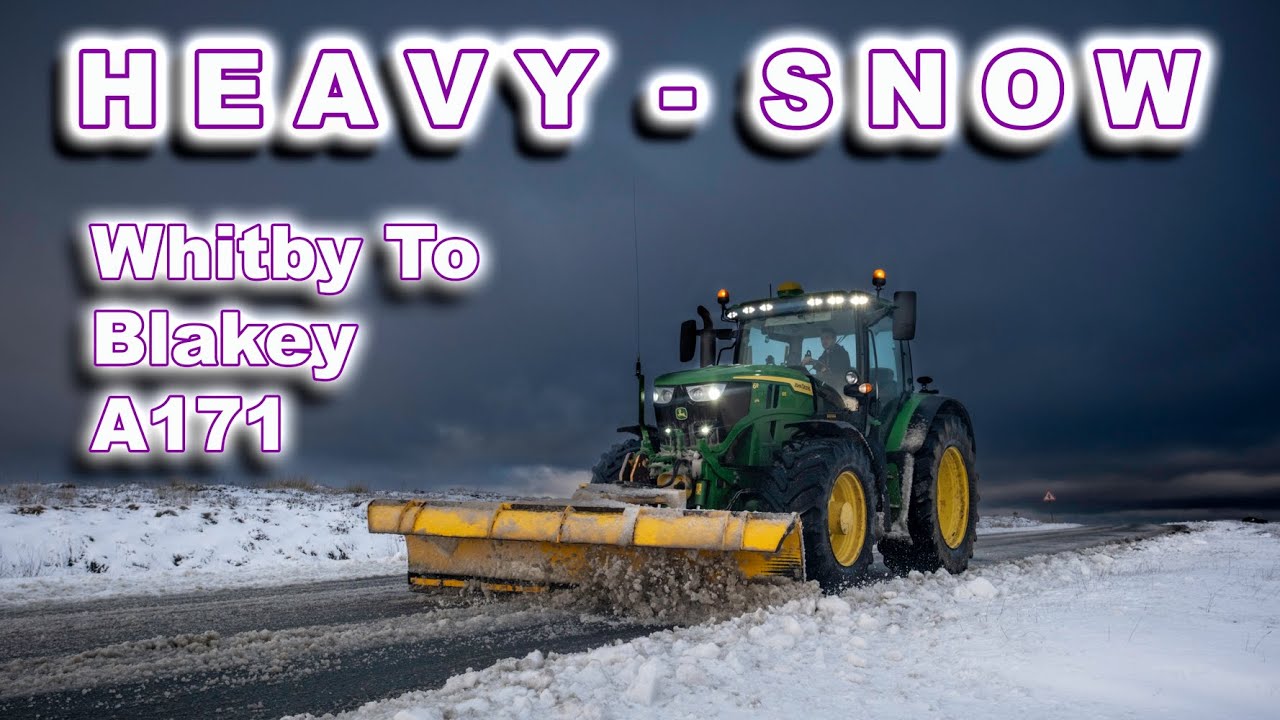 Heavy Snow - A171 Moor Road Whitby to Guisborough Nov 2025 - YouTube