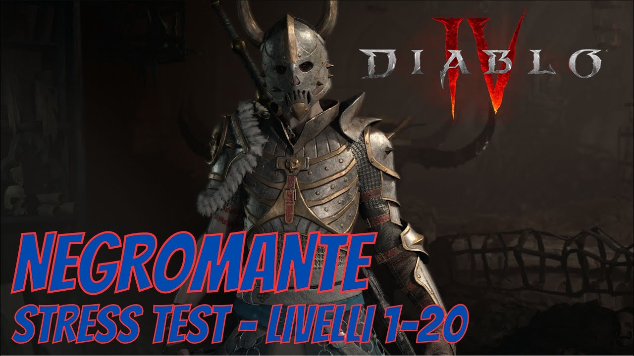 Diablo 4 - Negromante - end game - Stress test - Live streaming - YouTube