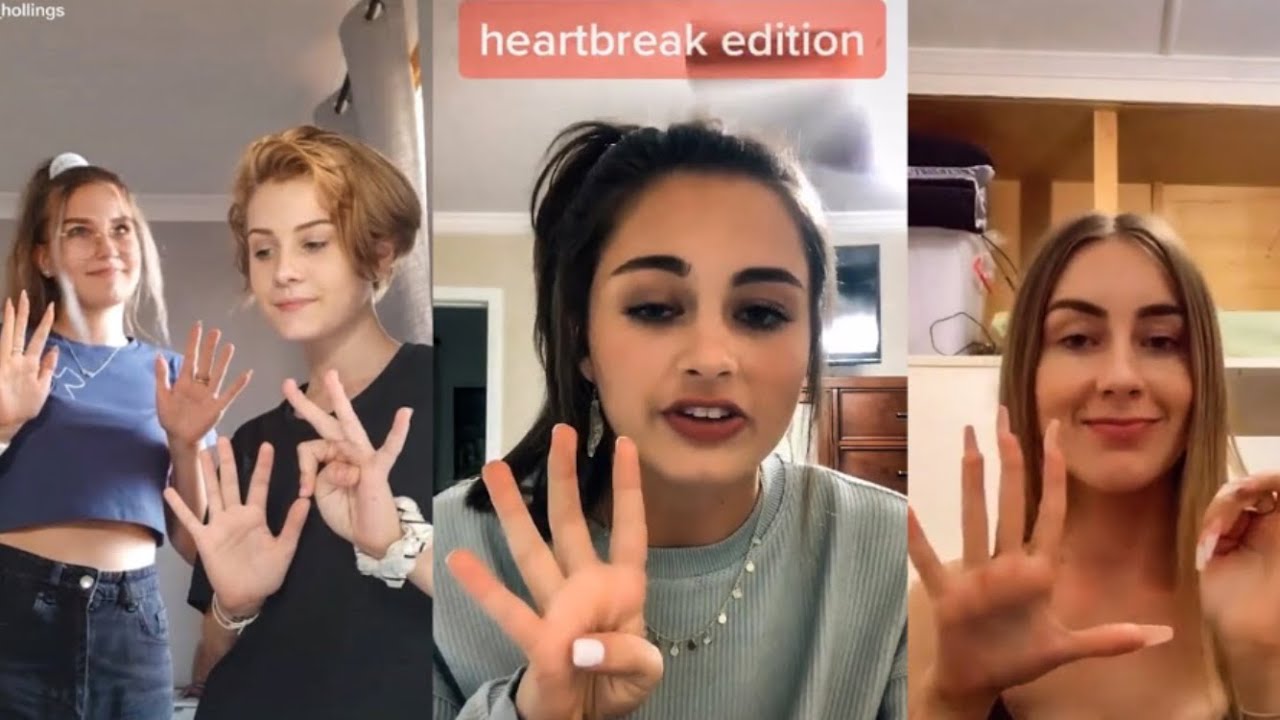 put a finger down challenge- tik tok compilation - YouTube