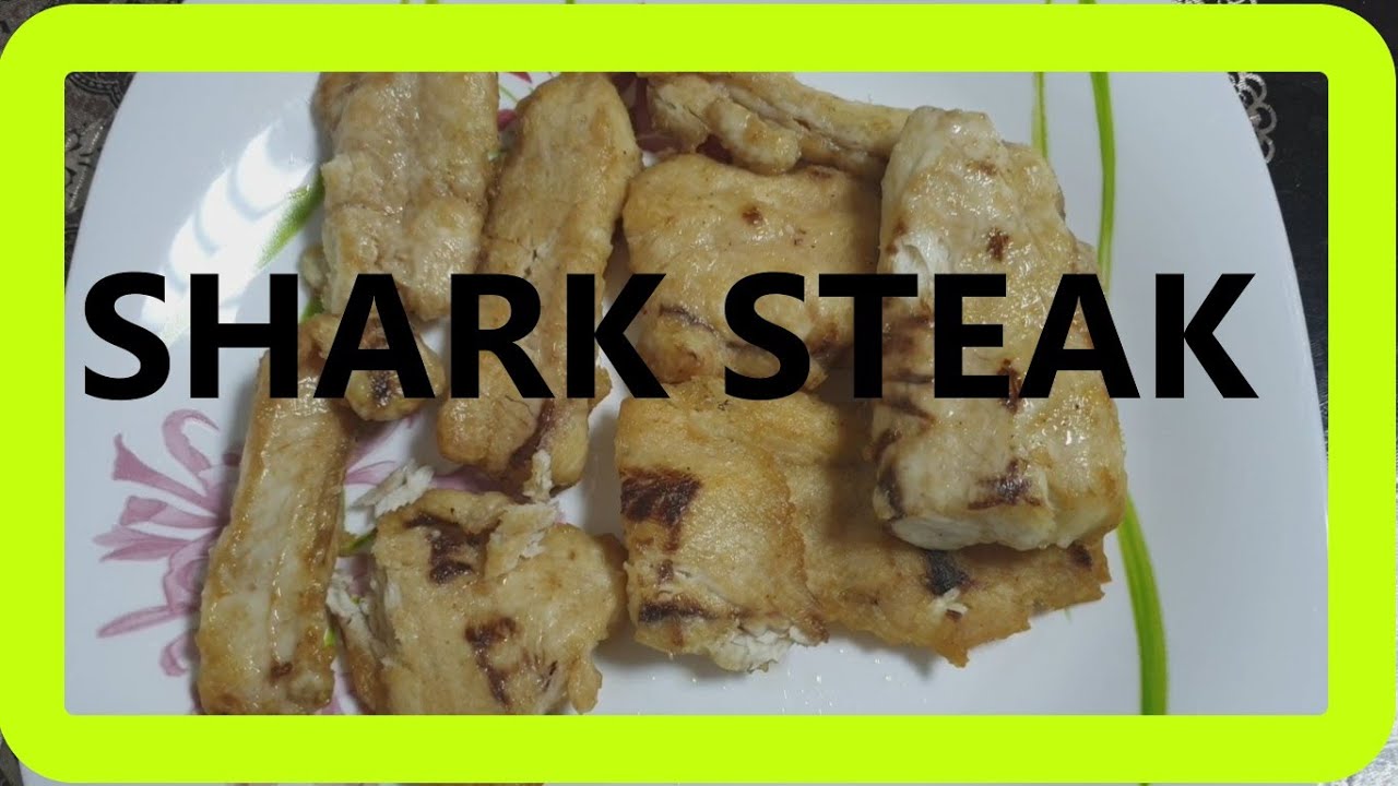 Fried shark fillet!! - YouTube