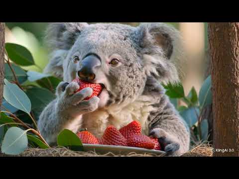 Çilek Yerken Yine Sakarlık Yaptı! 😂🍓 | Tatlı Koala 🐨💕 #Shorts