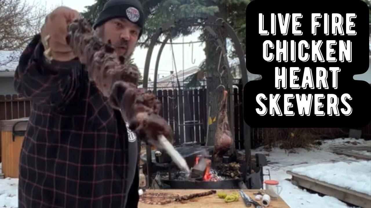 Live Chicken On Fire