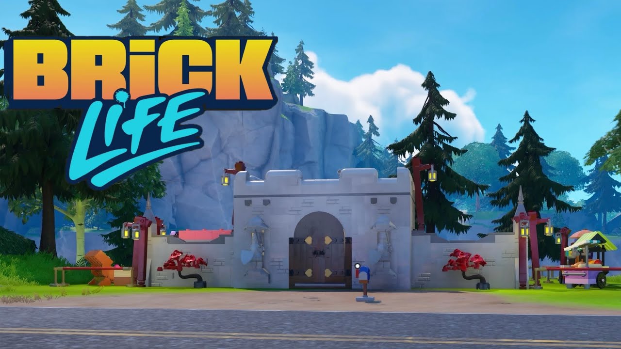 Lego Fortnite brick life manor gates refurnished - YouTube