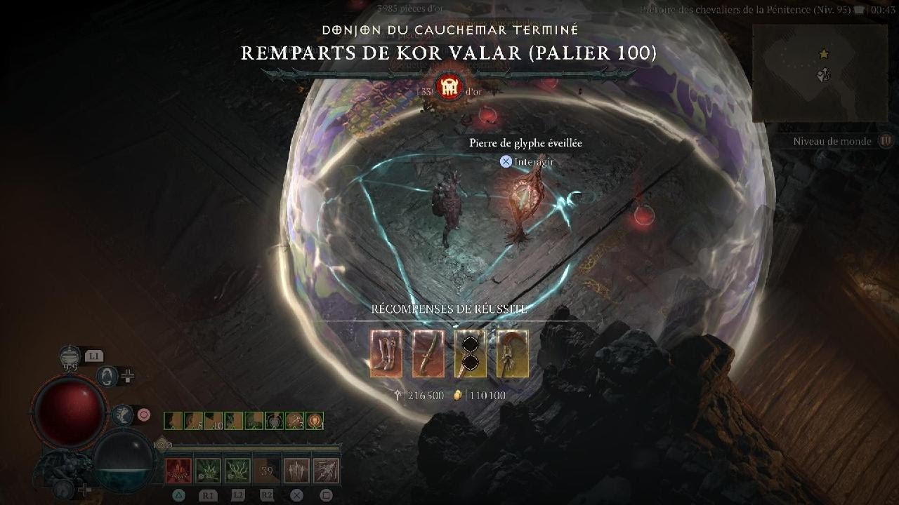 Speedrun Donjon Cauchemar 100 Remparts de Kor Valar, Kor Valar Ramparts ...