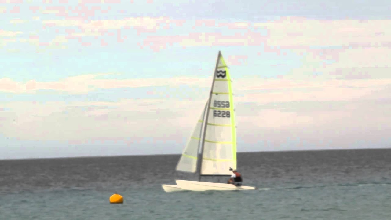 Windrush 14 Sailing at Eagle Bay WA - YouTube