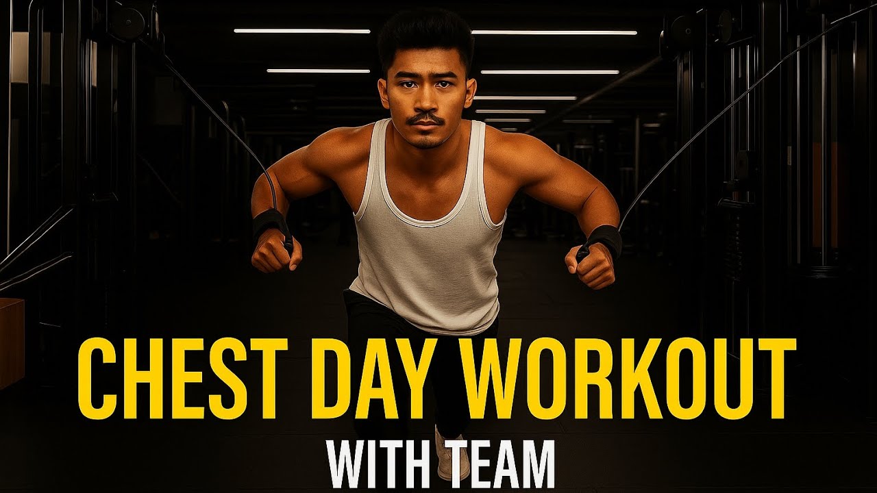 Chest day workout - YouTube