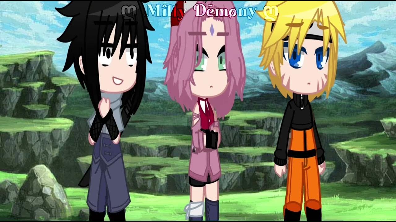 El equipo 7~Naruto ~Sasunaru/Sakuhina ~Gacha club - YouTube