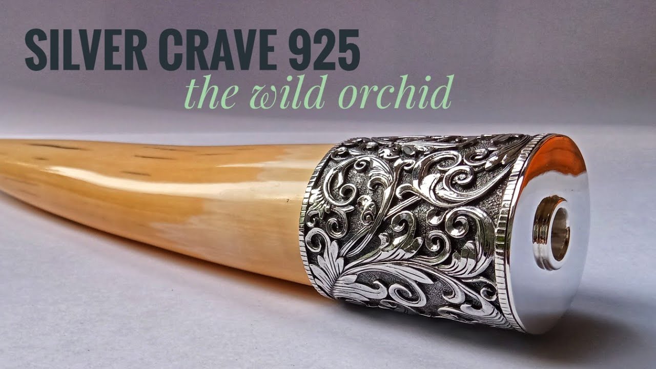 old wood pipe#THE WILD ORCHID#925 silver made by potrekoneng banyuwangi ...