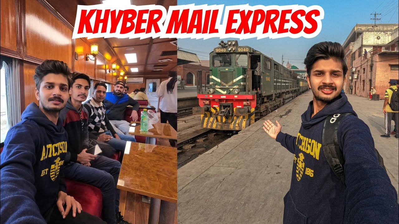 2 DN Khyber Mail Express journey *Pakistan ki SB Sy lambi train* Lahore ...