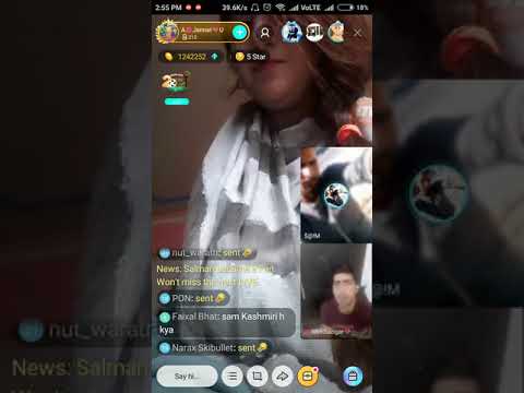 kashmiri Beautiful Girl Live On Bigo