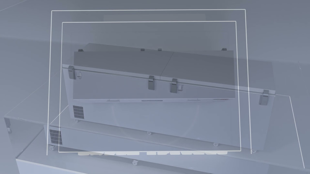 Glacier Chest Freezer 3D Animation - YouTube