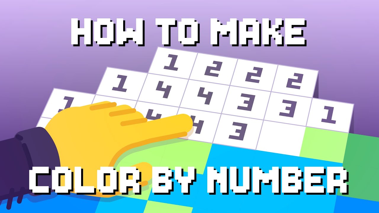 How to make Color by Number in Fancade - YouTube