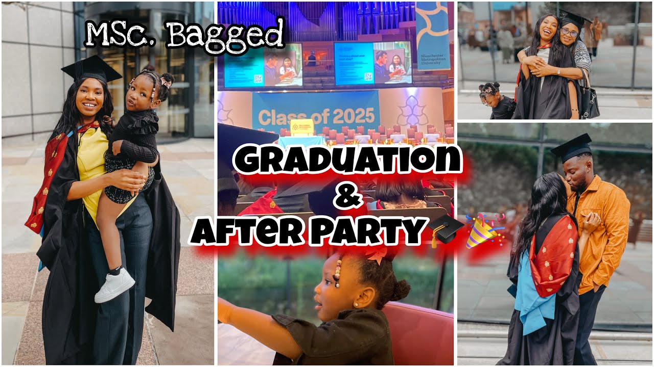 From Late Nights to Graduation 🎓 She did it 🎉MSc & After Party Vlog ...