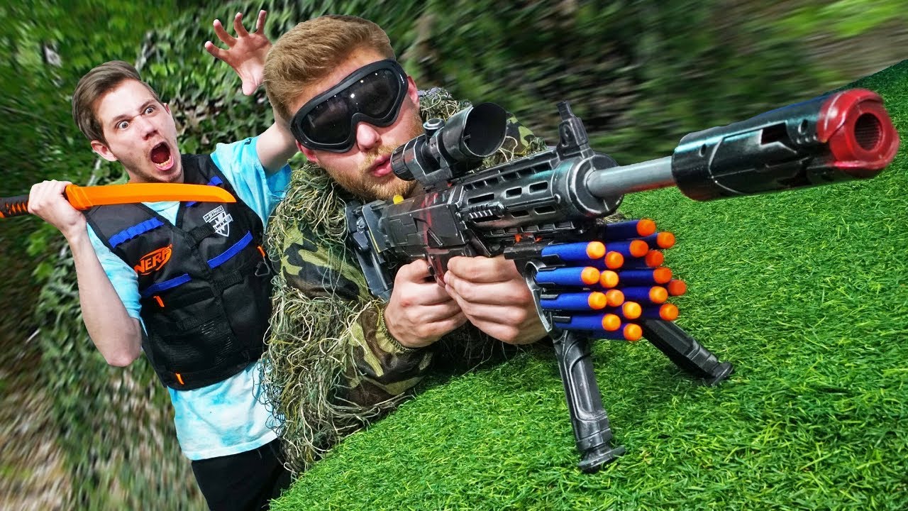 NERF Find the Secret Hidden Sniper Challenge! - YouTube