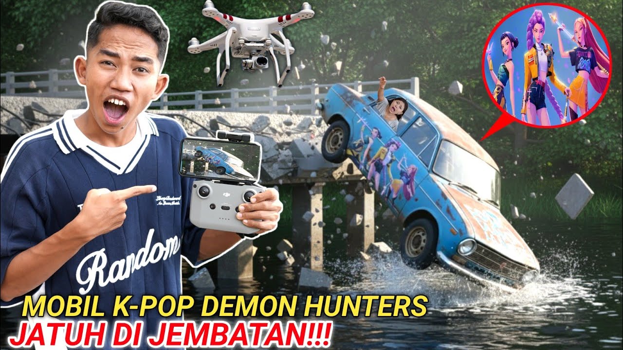 SEDIH😭MOBIL K POD DEMON HUNTER KECEL4K4AN DAN J4TUH DIJEMBATAN ...