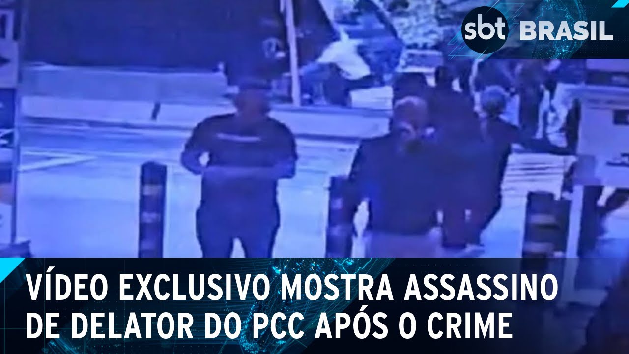 Exclusivo: vídeo mostra assassino de delator do PCC horas após o crime ...