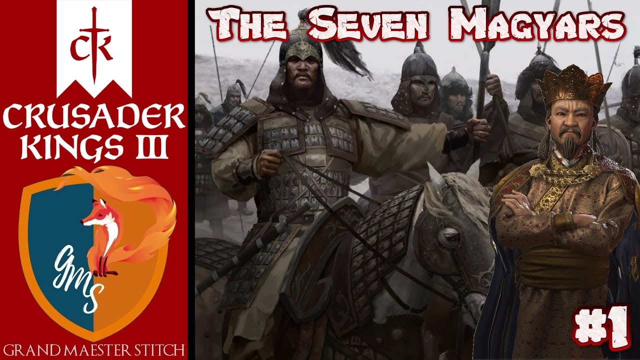 Crusader Kings 3 | Hungarian Migration - Álmos Árpád #1 | The Seven ...