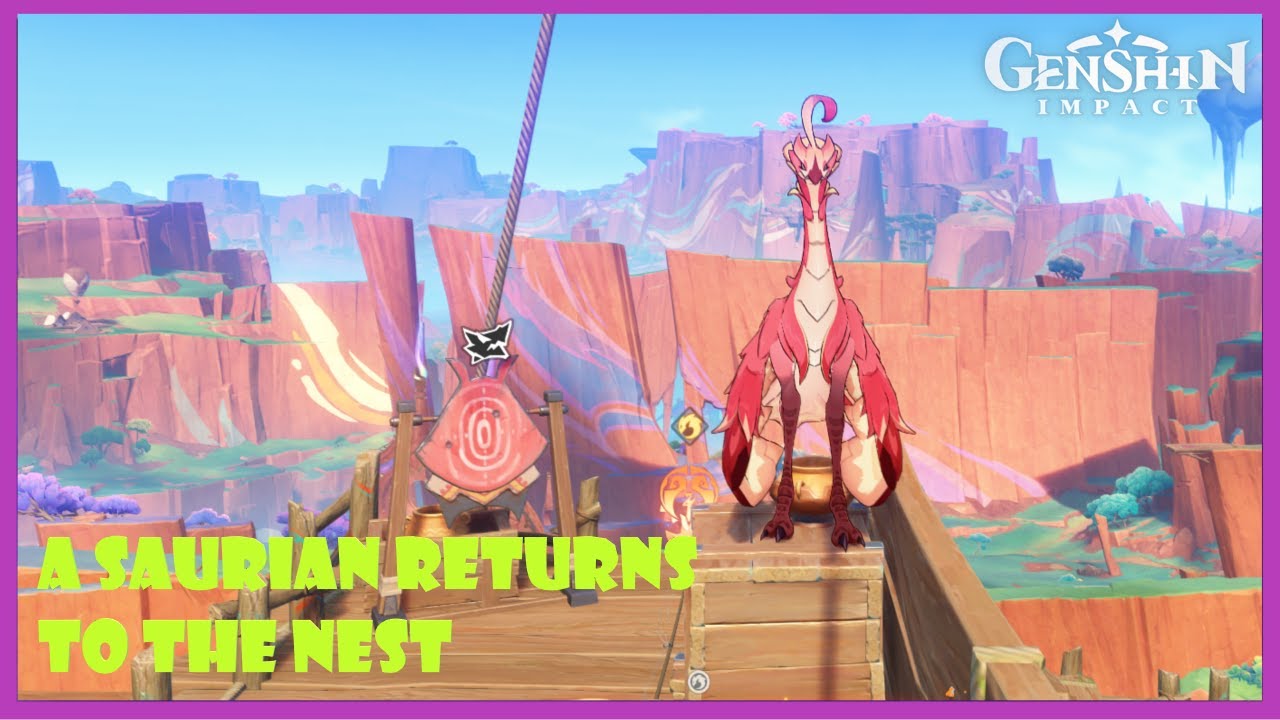 A Saurian Returns to the Nest | World Quest | v5 2 Guide | Genshin ...