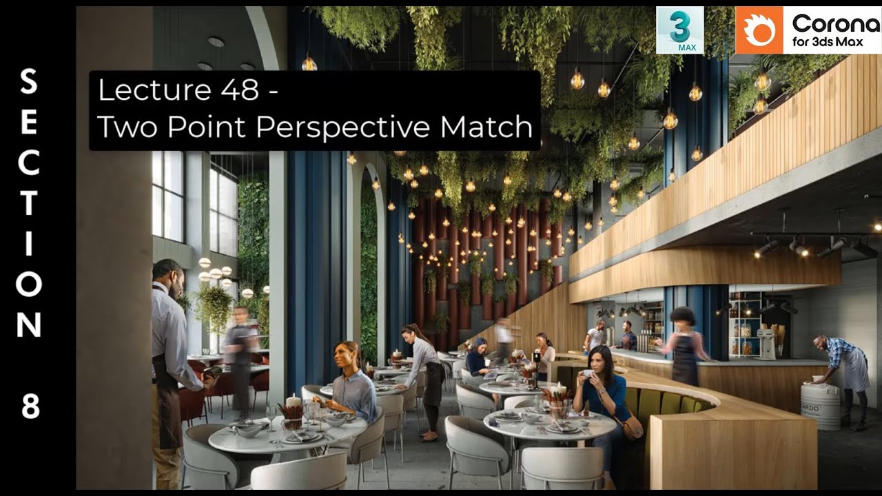 3ds Max 2023 Two-Point Perspective Match Tutorial - YouTube
