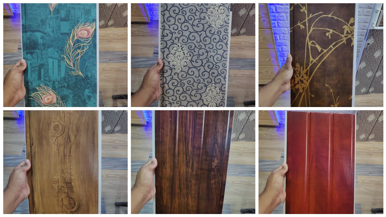 Pvc panel colors/samples - kumawat interiors - YouTube
