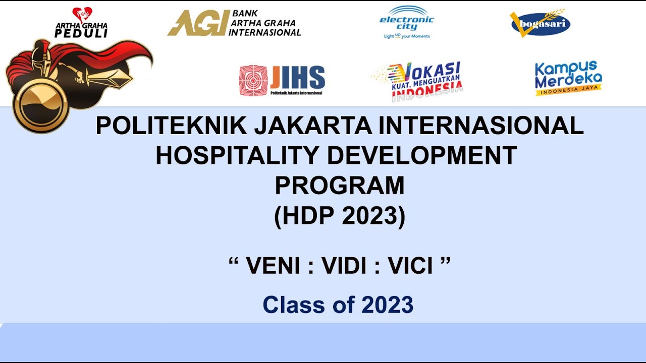 Hospitality Development Program 2023 - YouTube