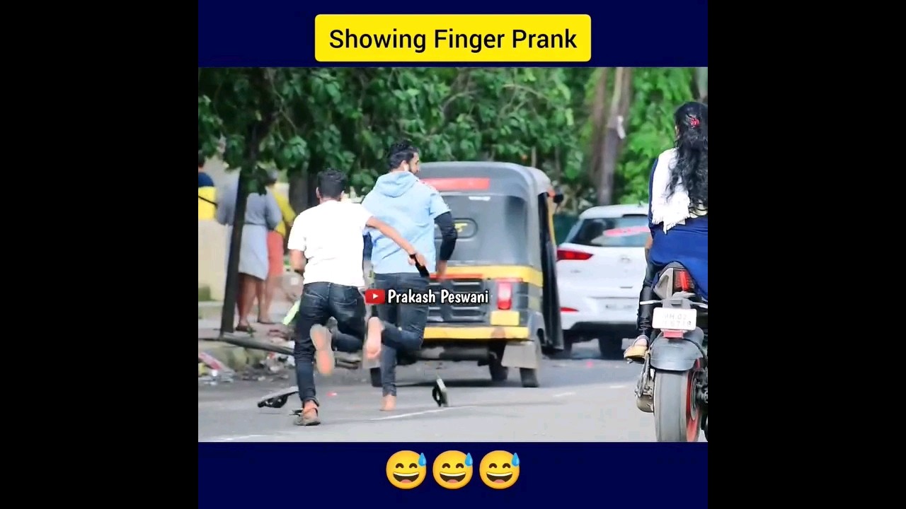 Showing Finger Prank - YouTube