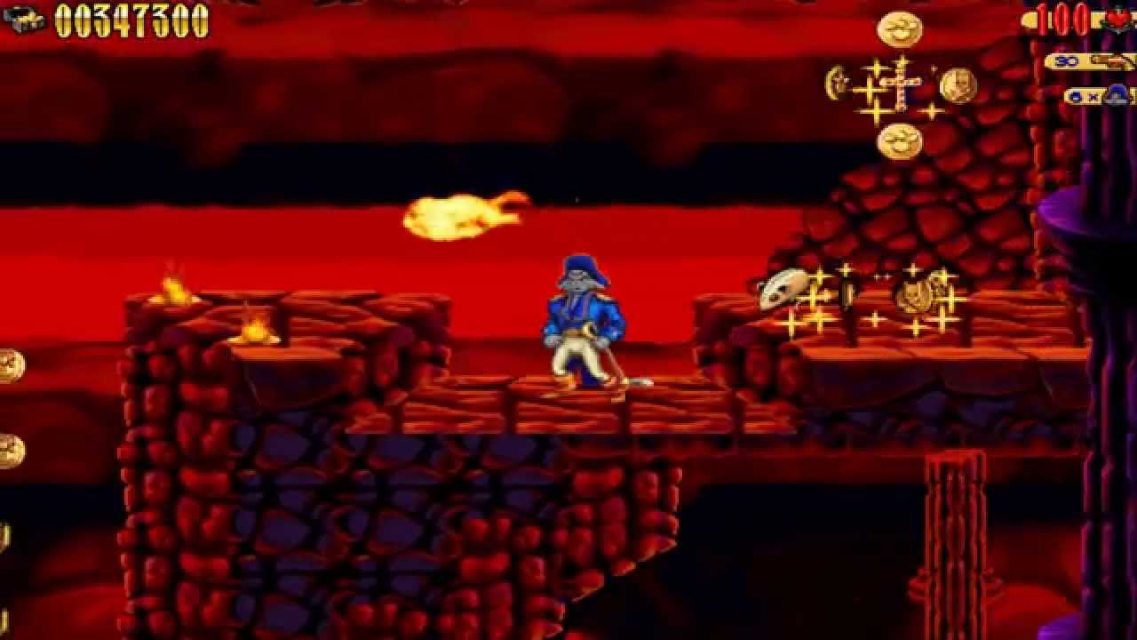 Captain Claw (Custom Level) 1+14 HD - YouTube