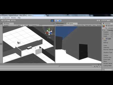 Unity Sliding Doors and open box on trigger on the object Test - YouTube