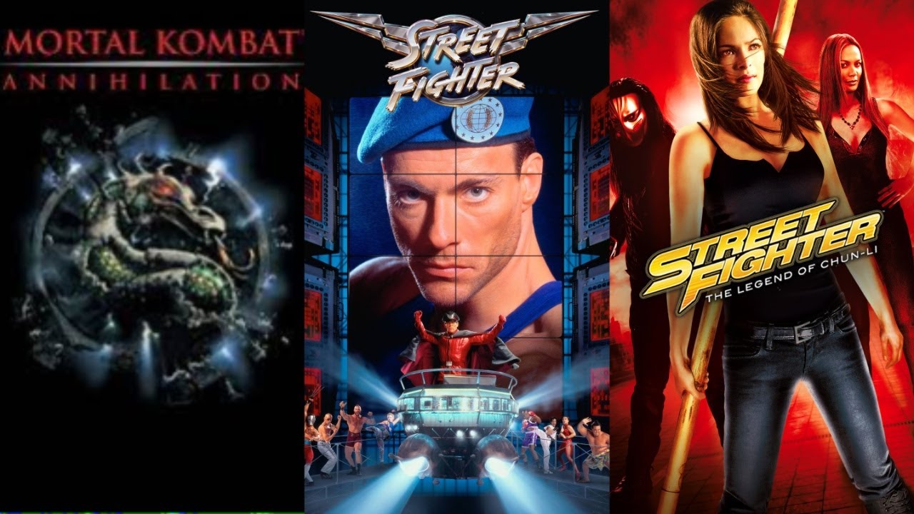 Triple Feature: Street Fighter/Street Fighter 2/Mortal Kombat Annihilation Review - YouTube