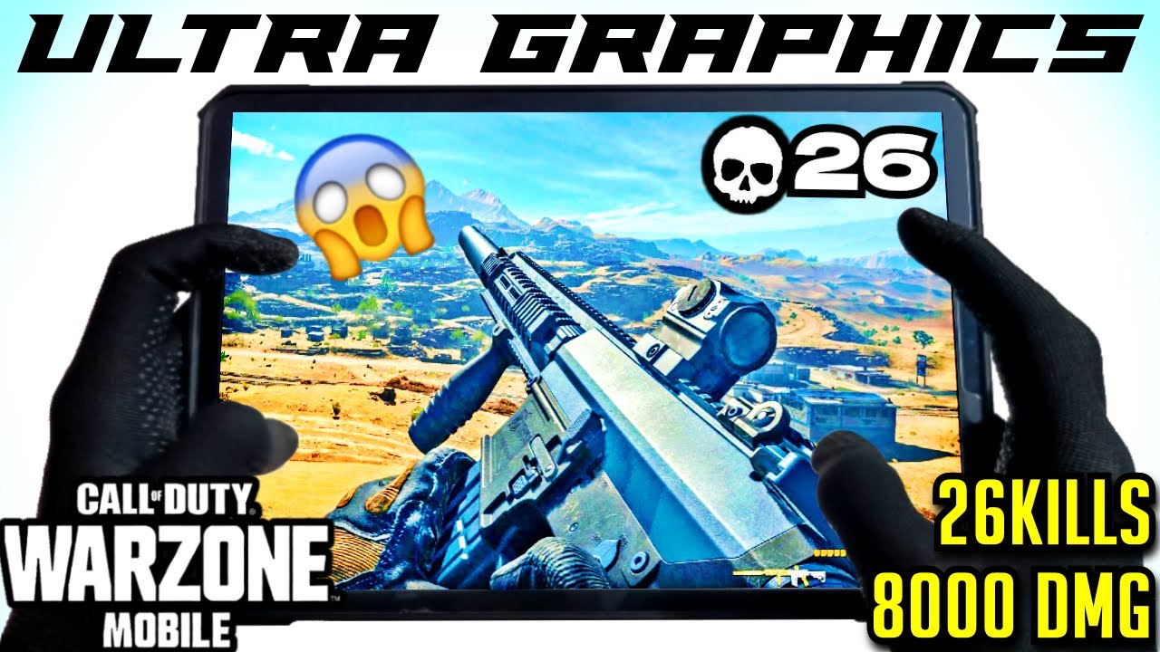 INSANE MAX GRAPHICS WARZONE MOBILE + SENSTIVITY - 120 FPS IPAD PRO 4TH ...