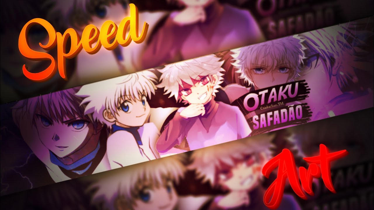 [Speed art]={Fã art}=|Banner|=Para Otaku Safadão =[Android/Photoshop ...