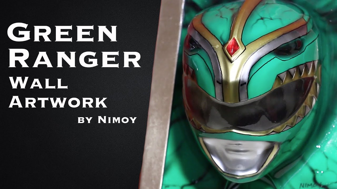 UNBOX: Green Ranger Helmet Artwork - YouTube