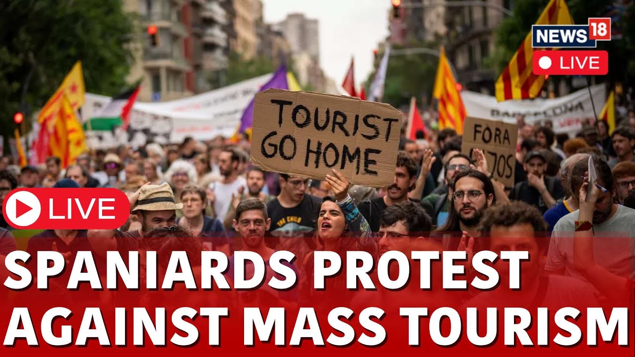 Spain Protest Live | Protest At Palma De Mallorca In Spain Against ...